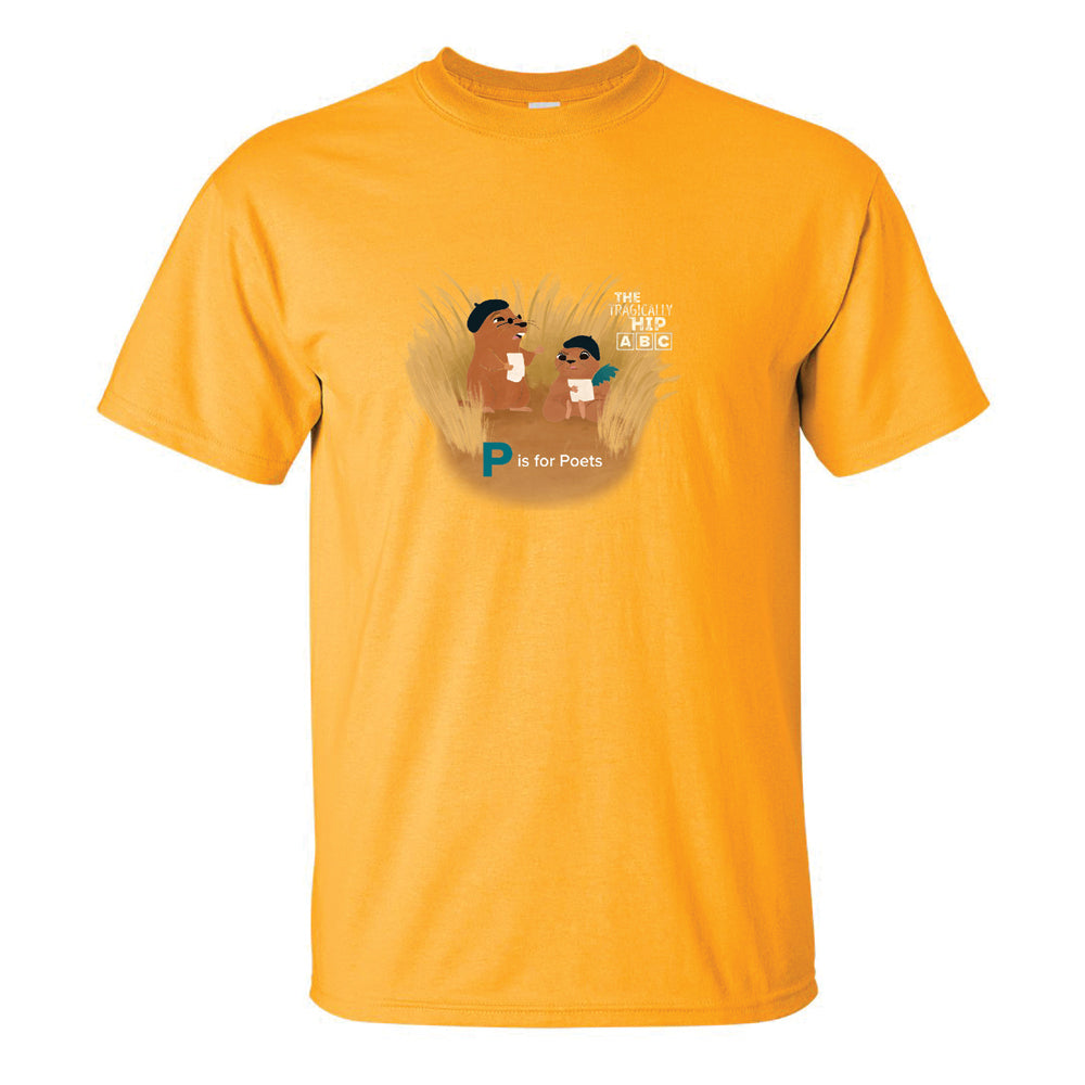 P is for Poets Tee - Unisex – The Hip Gift Shop